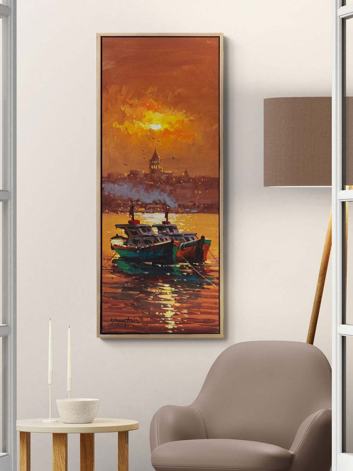İstanbul Boğazı Yağlı Boya Tablo Modelleri | Simurg Sanatevi